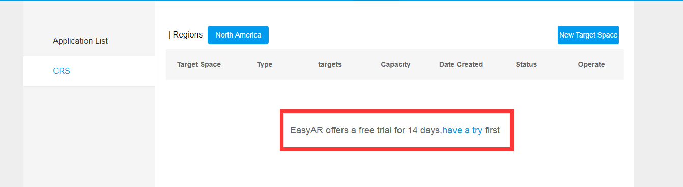 Quick start with “Hello World” — EasyAR CRS documentation
